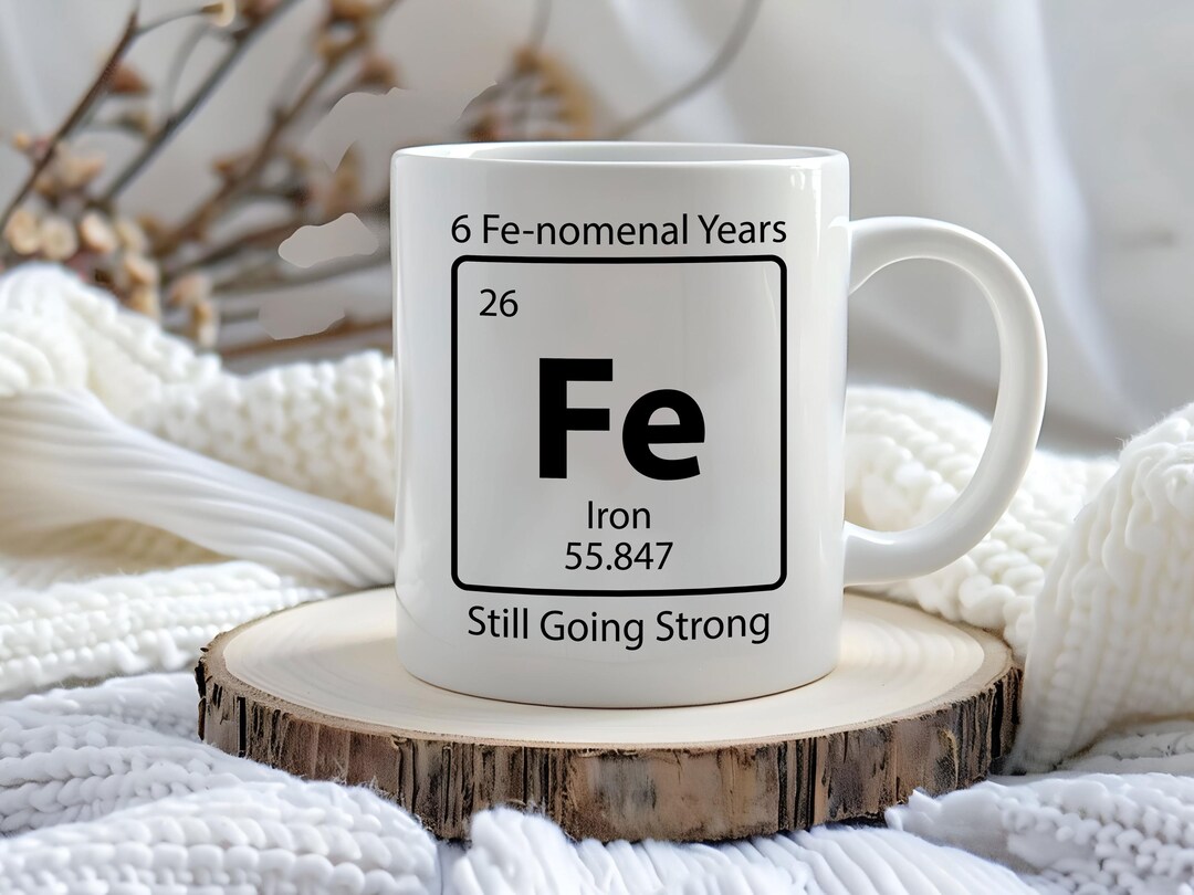 Custom Iron Element Mug, Chemistry Student Mug, Chemistry Gift ...