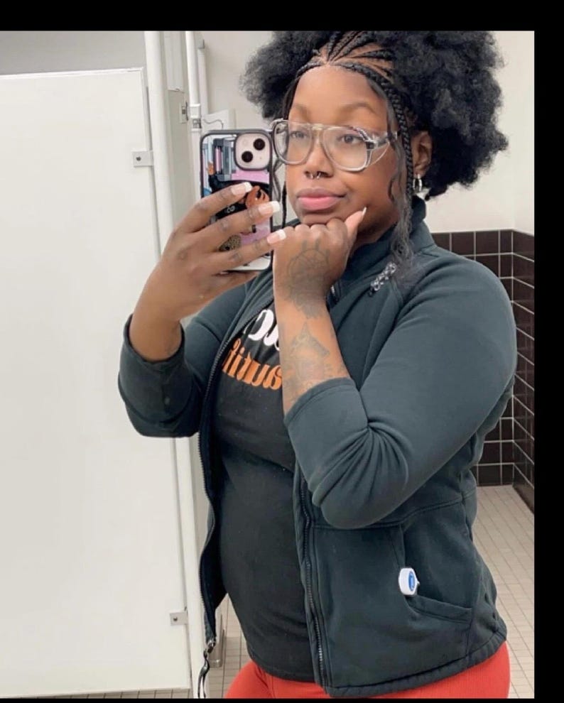 Lace Front Afro Puff Braided Wig: Cornrow, Knotless Box Braid - Etsy UK