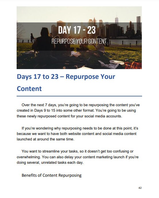 30-day Content Marketing Strategy Plan: Convert and Grow Your Audience ...