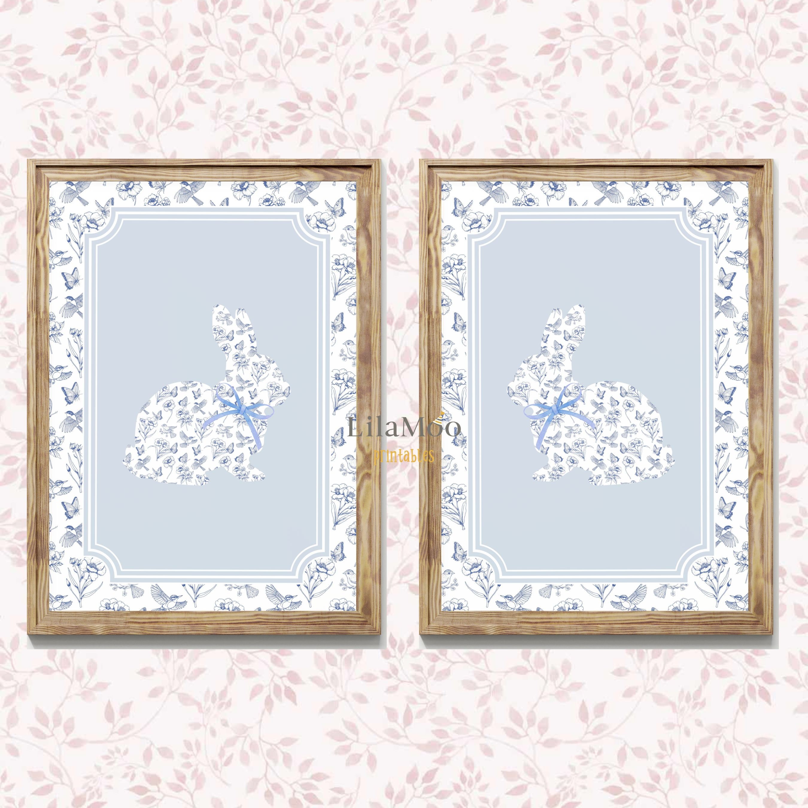 Set of 3 Custom Name Initial Prints for Girl Bedroom, Personalized ...