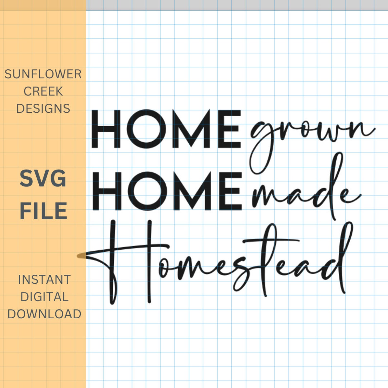 Homemade Homegrown Homestead Svg, Homesteader, Digital Download, - Etsy