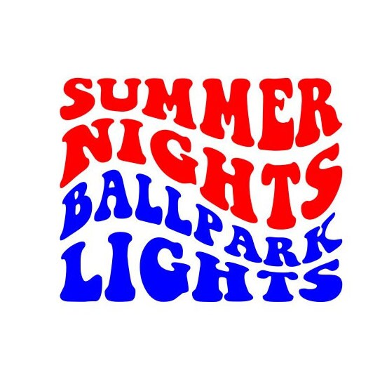 Summer Nights and Ball Park Lights SVG - Etsy