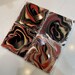 Acrylic Poured Coasters - Set of 4 - Etsy