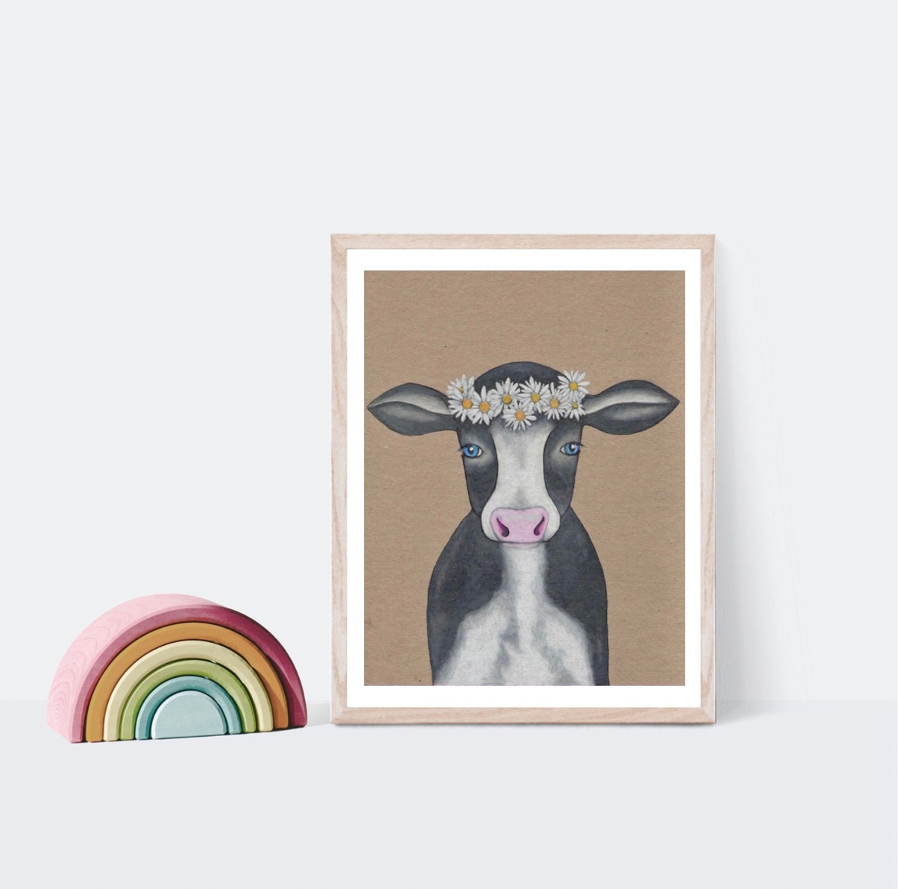 PRINTABLE Daisy Cow | Digital Download | Instant Download | Nursery ...