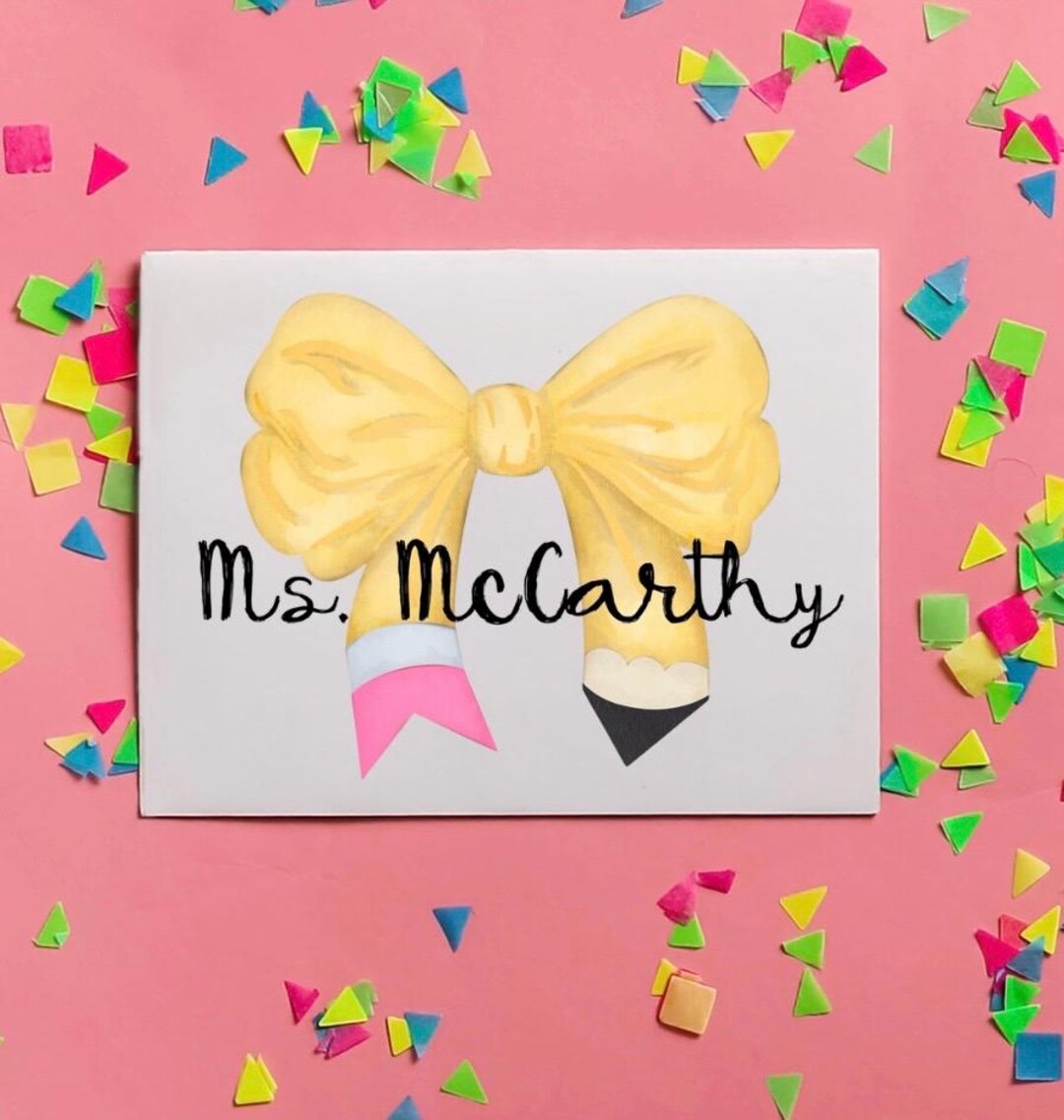 Personalized Teacher Stationery Set of 10 With Envelopes – Custom ...