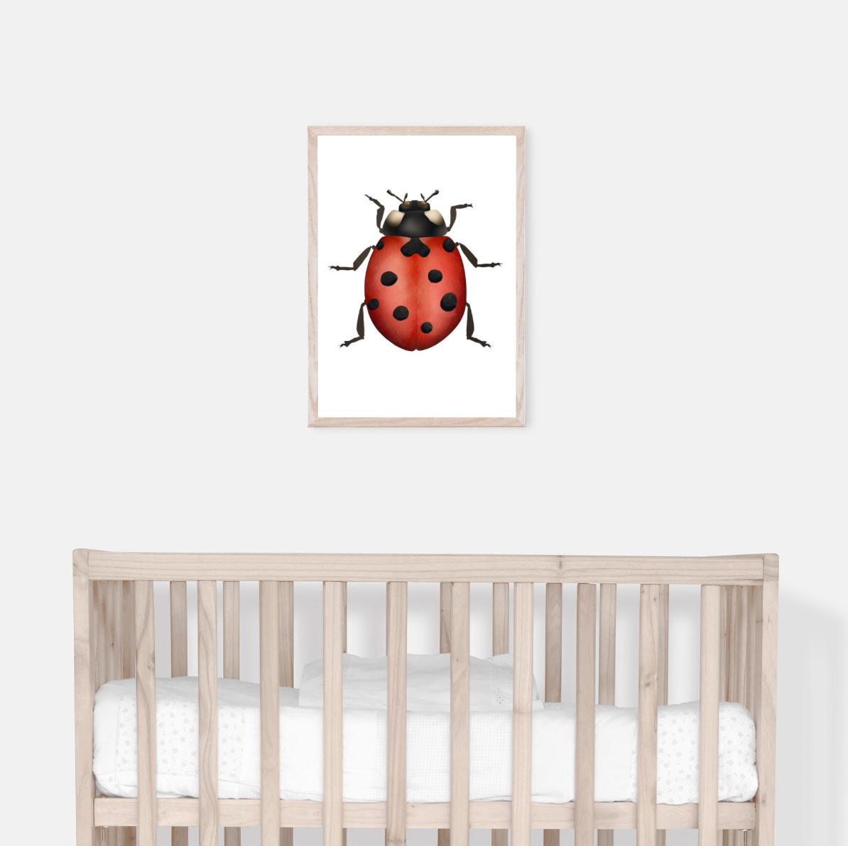 PRINTABLE Ladybug | Digital Download | Instant Download | Ladybug Wall ...