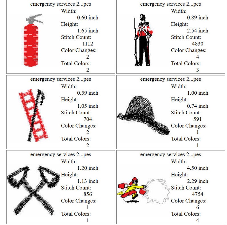 Emergency Services Collection 115 Files - Etsy