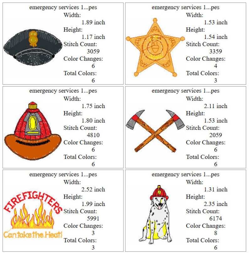 Emergency Services Collection 115 Files - Etsy