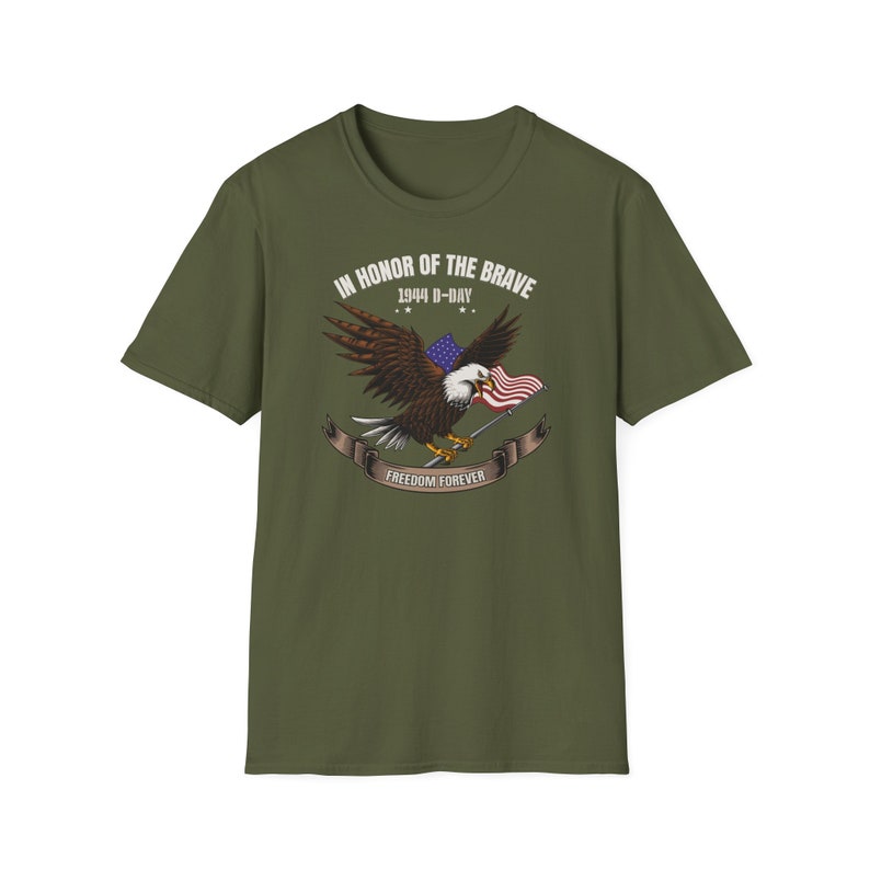 D-day T-shirt: "in Honor of the Brave", 80th Anniversary, Normandie ...