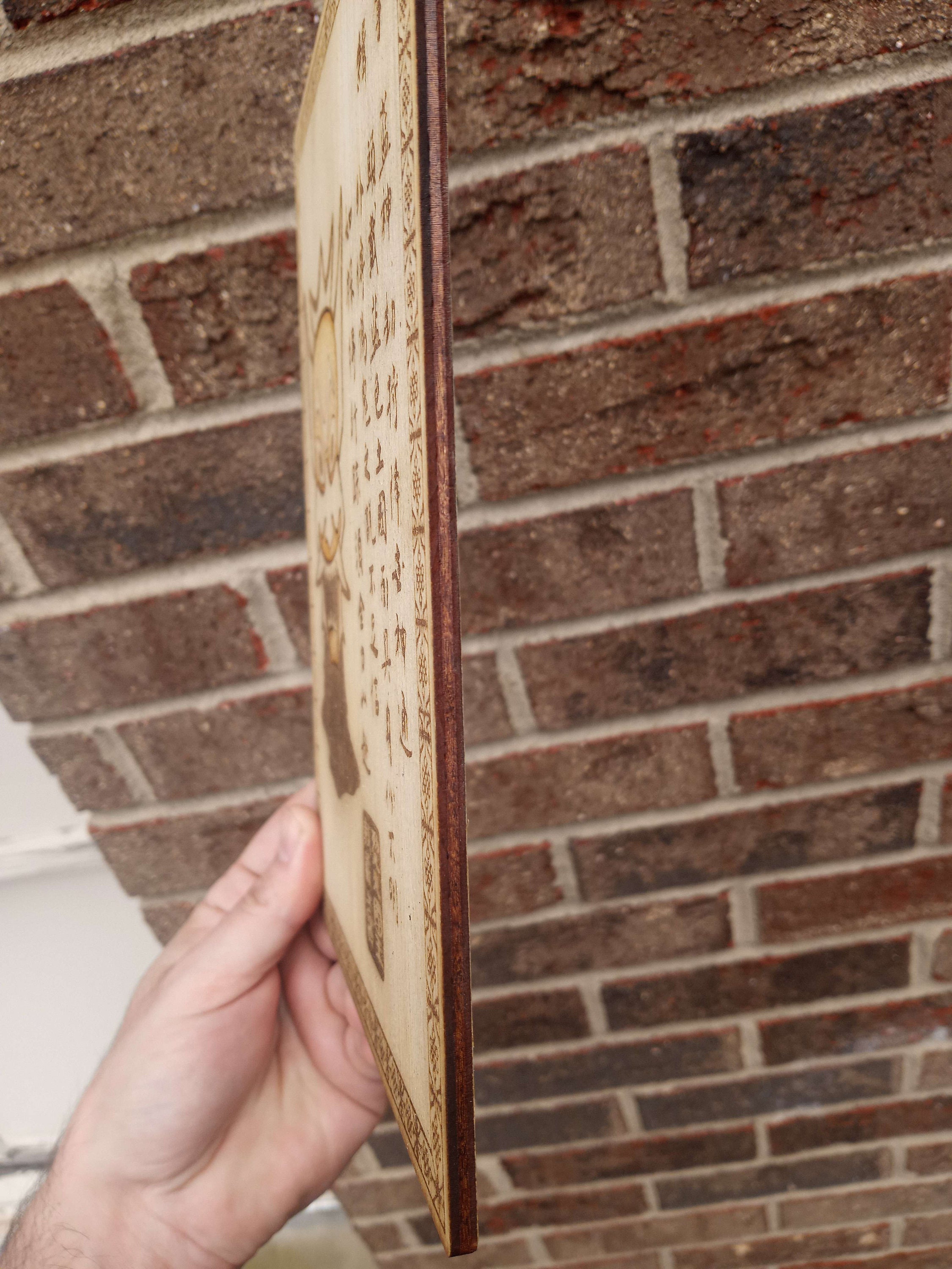 Zuko Blue Spirit Wanted Poster Laser Engraved Wood - Etsy