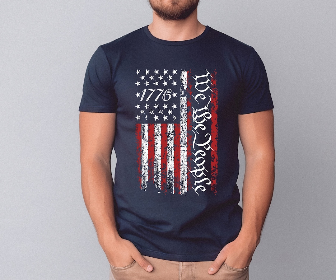 1776 We the People American Flag Shirt, We the People Shirt, Patriotic ...