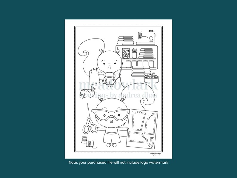 Coloring Page | Arts and Crafts | Digital Download | Printable - Etsy