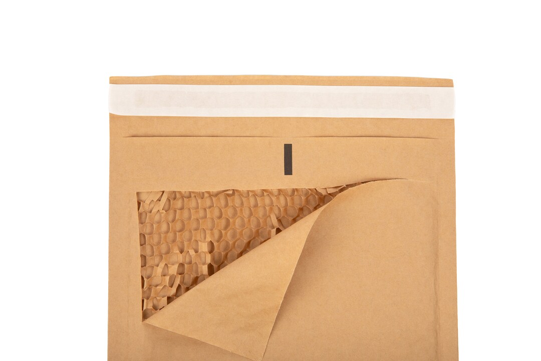 Padded Paper Mailers - Bundle of 100 Pieces - Honeycomb Protective ...