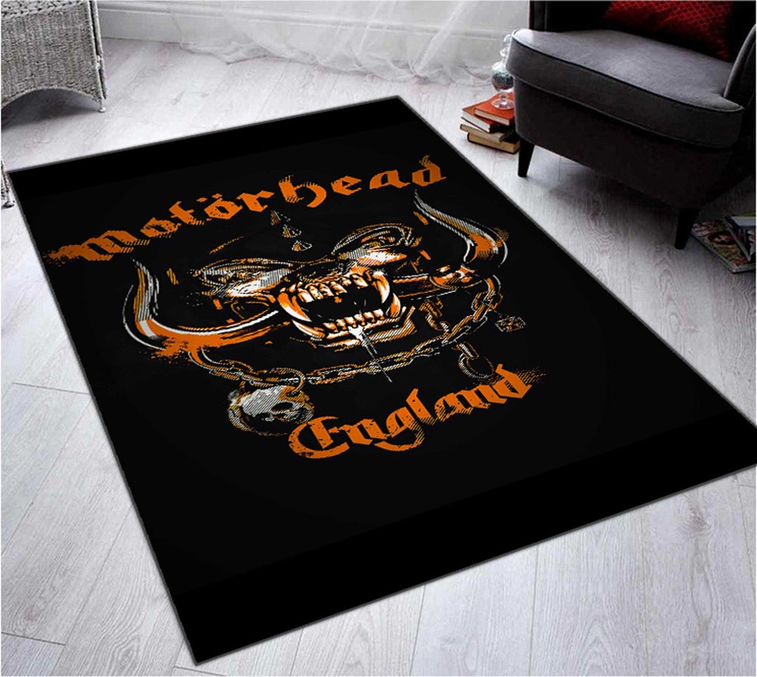 Artıstıc Rug, Motorhead Rug, Heavy Metal Decor, Living Room, Motorhead ...