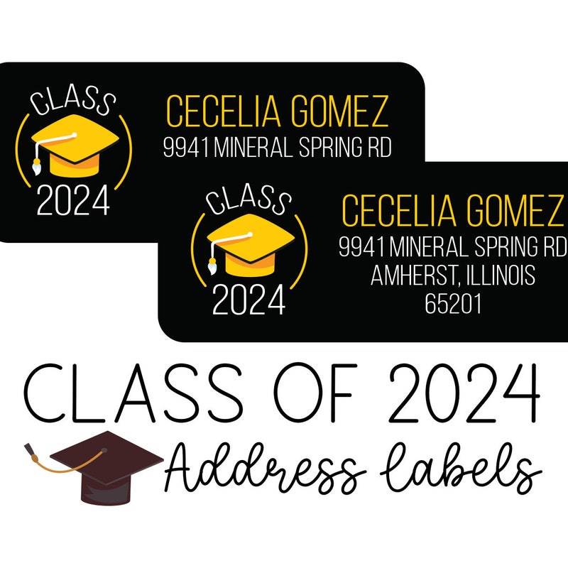 Graduation Name Cards - Etsy