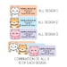 Cute Cat Address Labels | 30 Personalized Return Mailing Labels ...