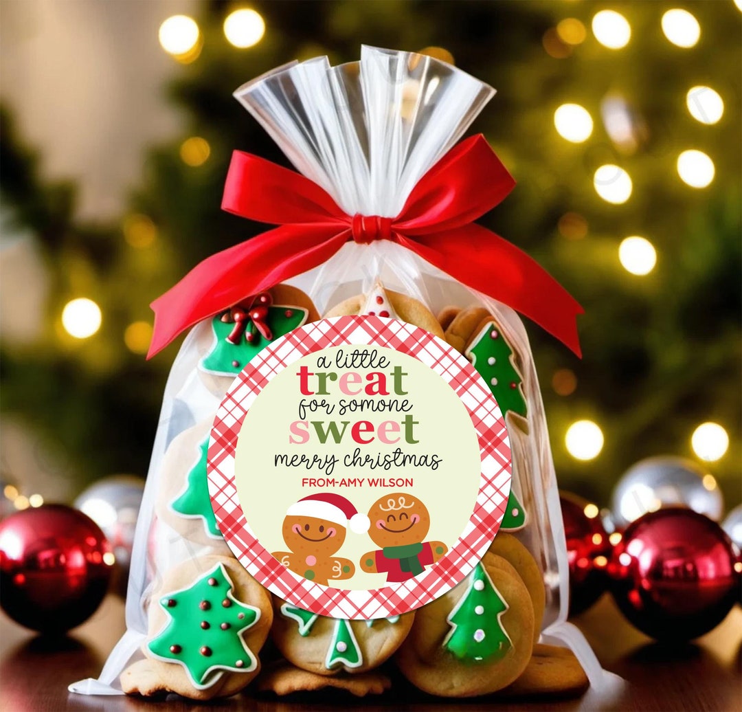 Christmas Baked Goods Stickers, Personalized From the Kitchen Of, Sweet ...