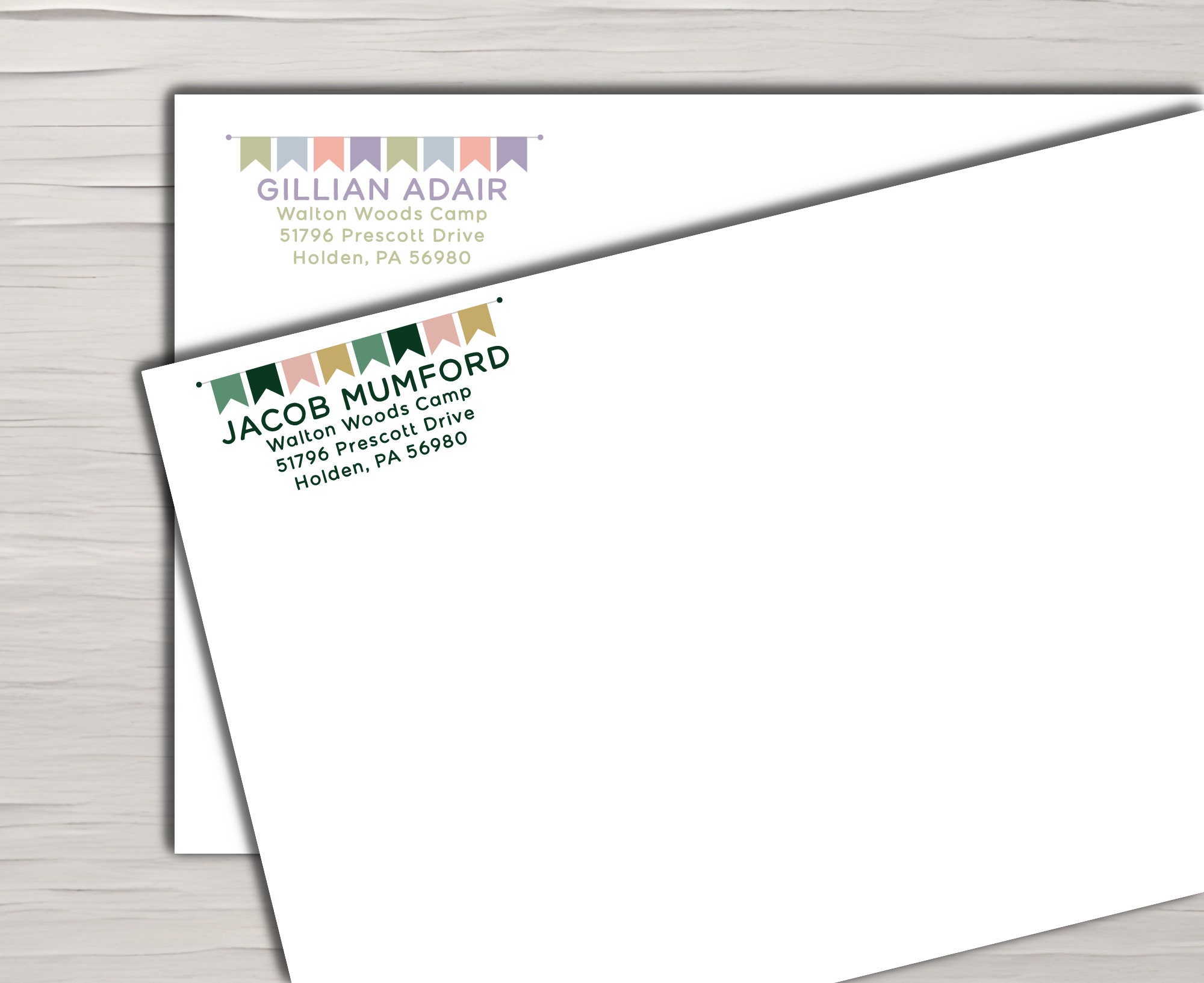 Camp Labels, Personalized Summer Camp Return Mailing Address Stickers ...