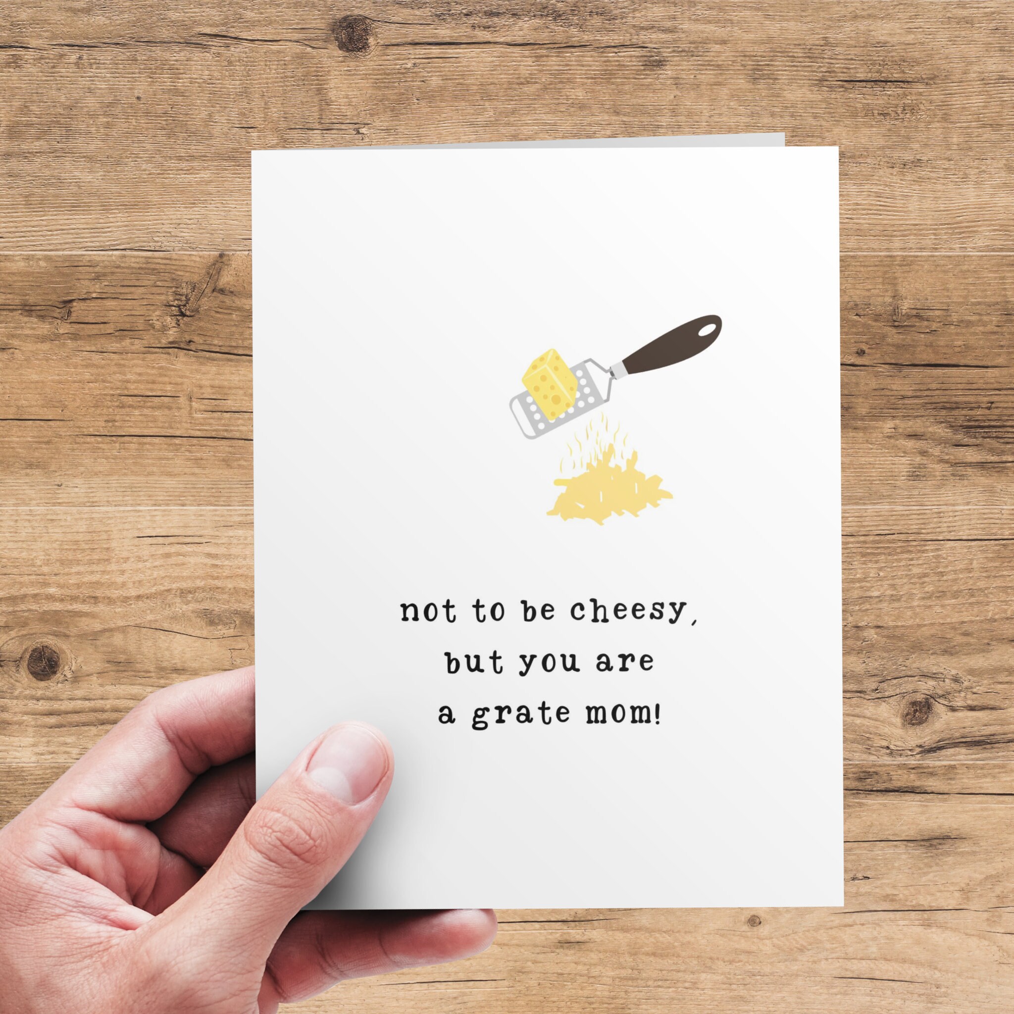 Grate Mom Day Greeting Card, Mom Day Card, Cute Card, Funny Card, Punny ...