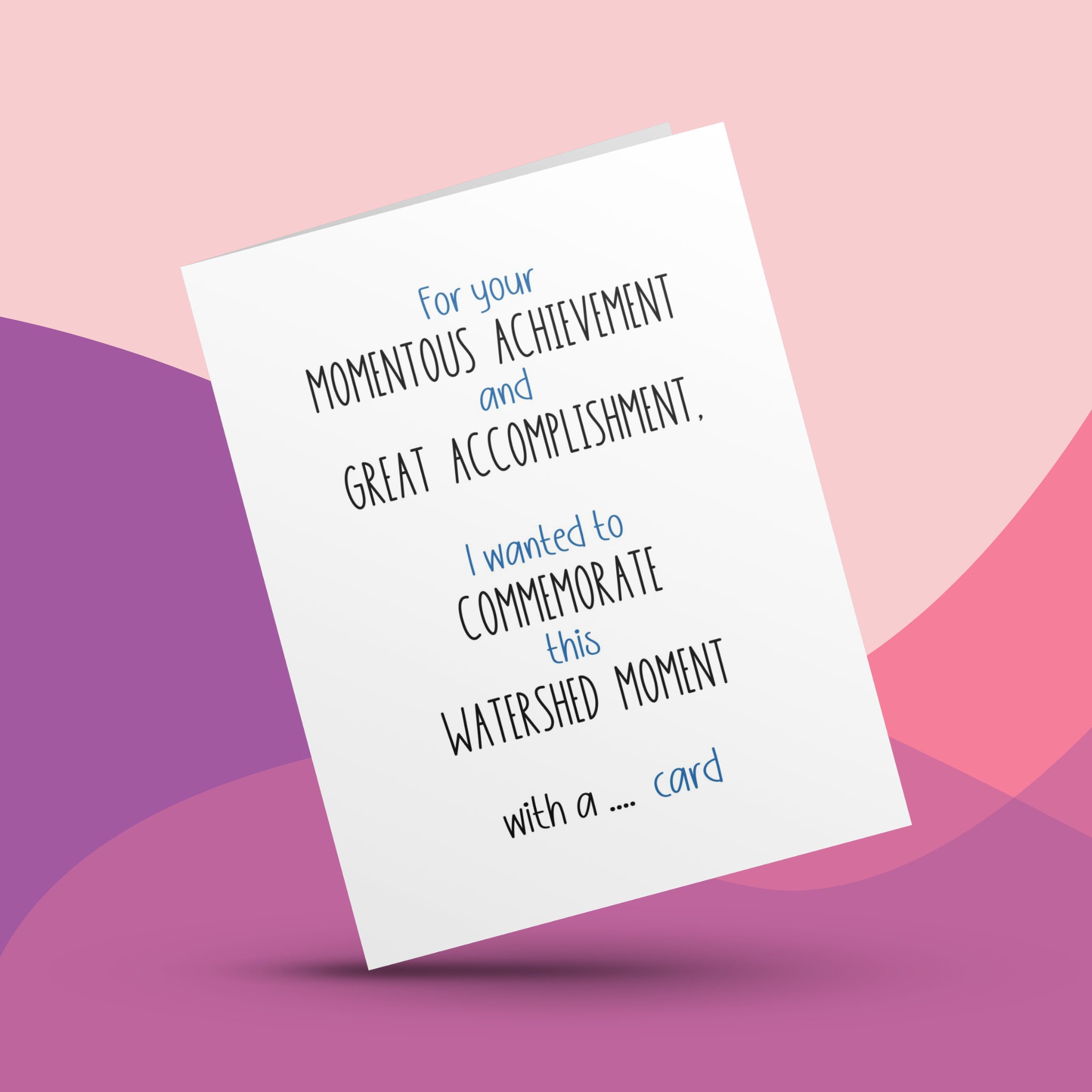 Congratulations Greeting Card, Cute Card, Funny Card, Sarcastic Card ...