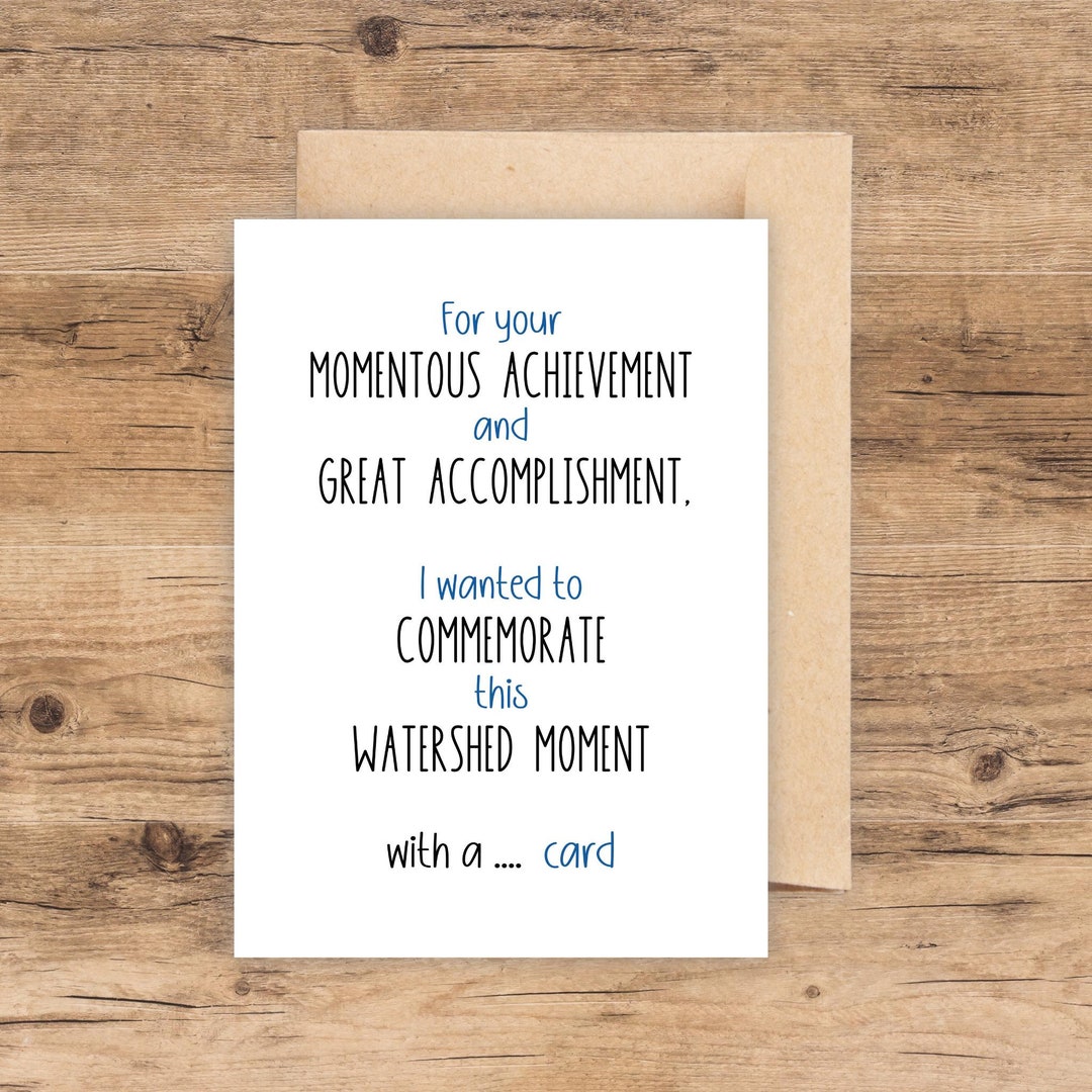 Congratulations Greeting Card, Cute Card, Funny Card, Sarcastic Card ...