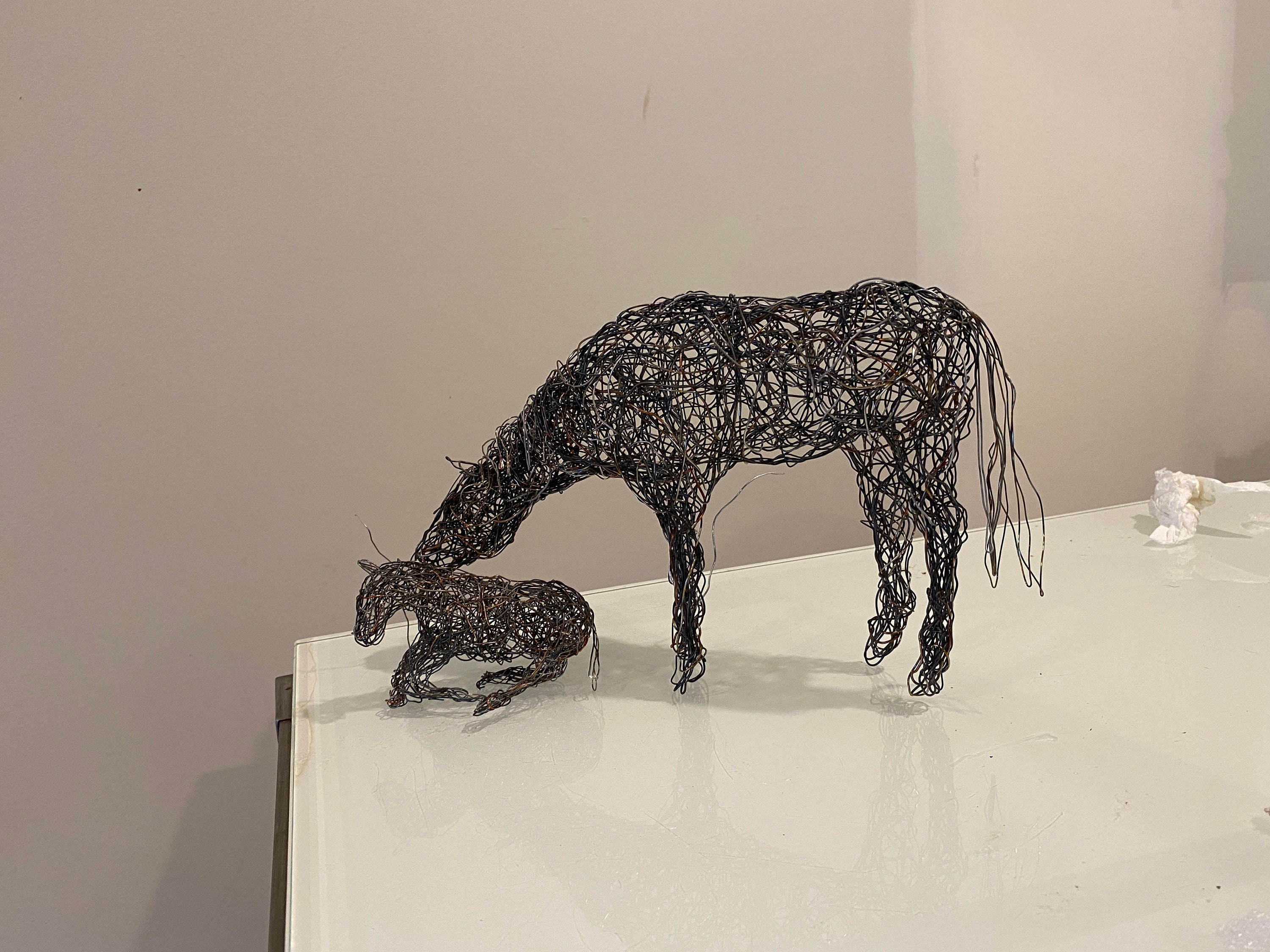 Horse Wire Sculpture - Etsy