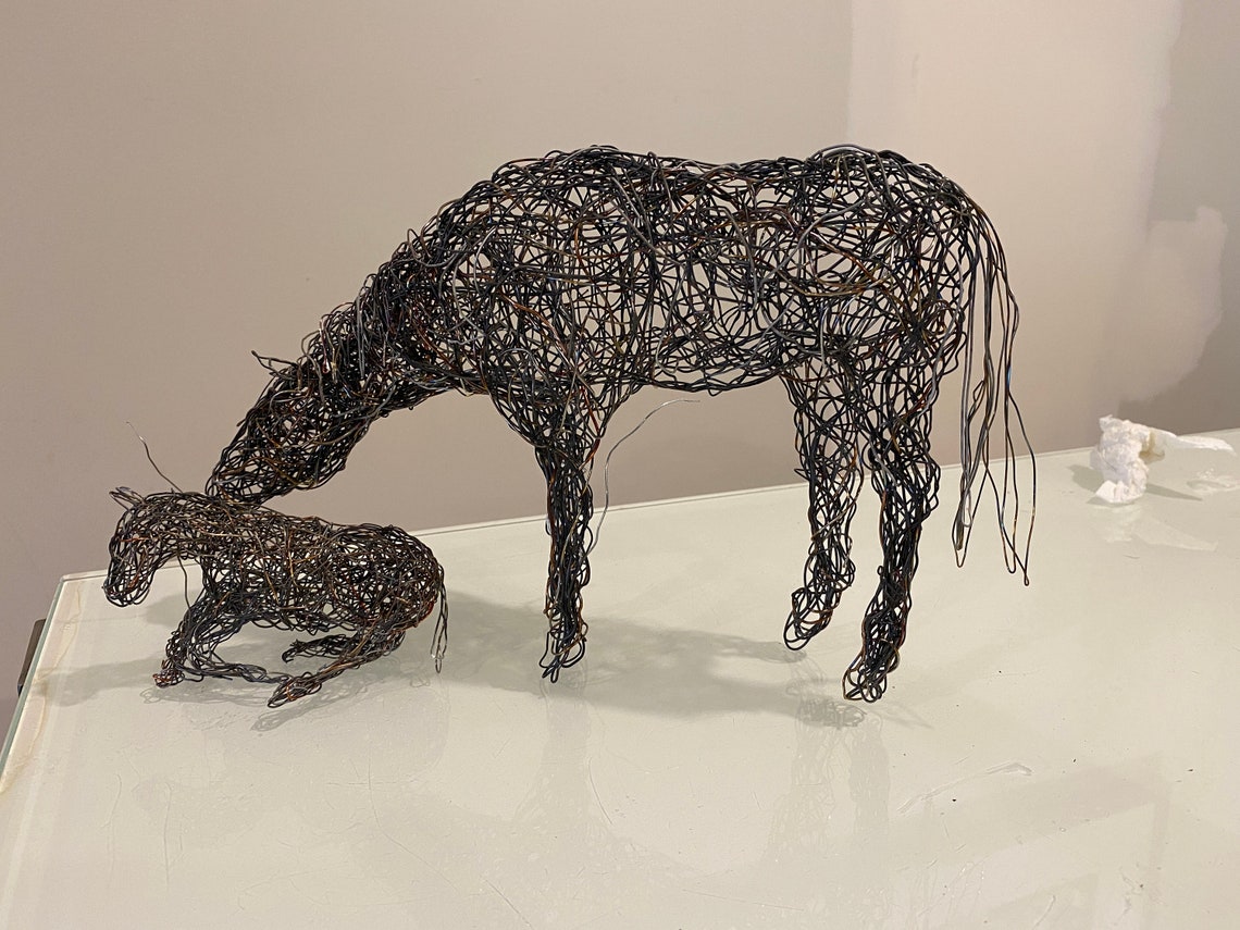 Horse Wire Sculpture - Etsy