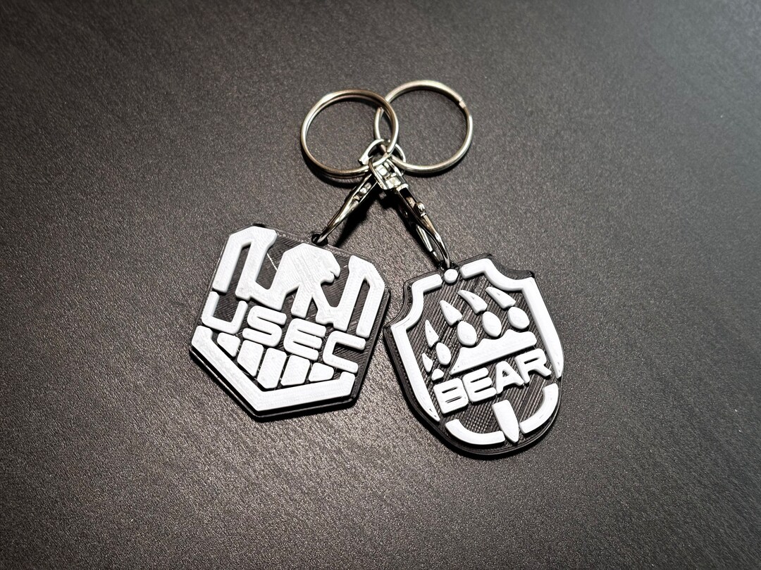 USEC/BEAR Key Ring Escape From Tarkov Gamer Key Rings - Etsy