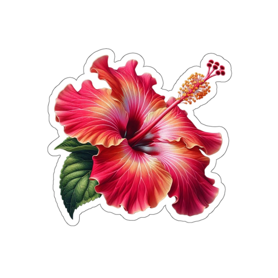 Hibiscus Sticker - Etsy