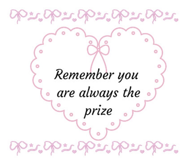 Remember You Are the Prize - Etsy