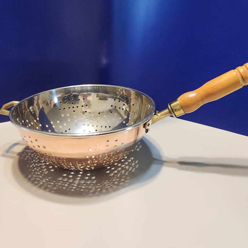 Copper Colander - Etsy
