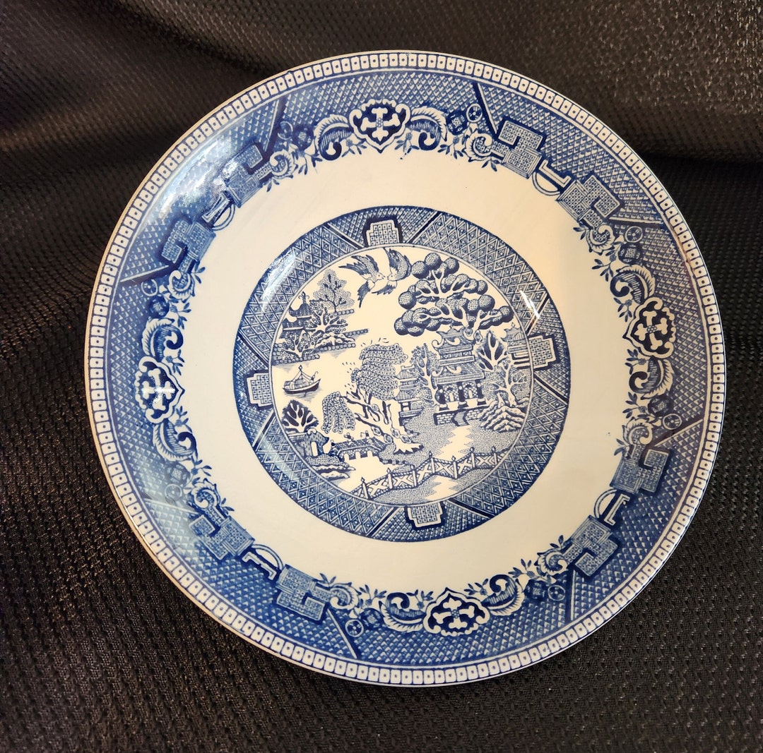 Vintage Arklow Classics Willow-blue Trim 7-inch Coupe Cereal Bowl - Etsy