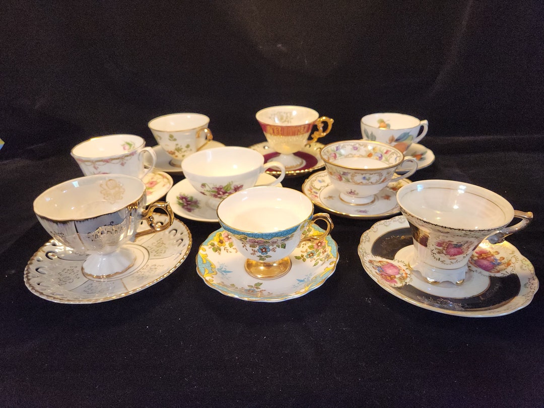 Vintage High Tea Cup Collection - Etsy