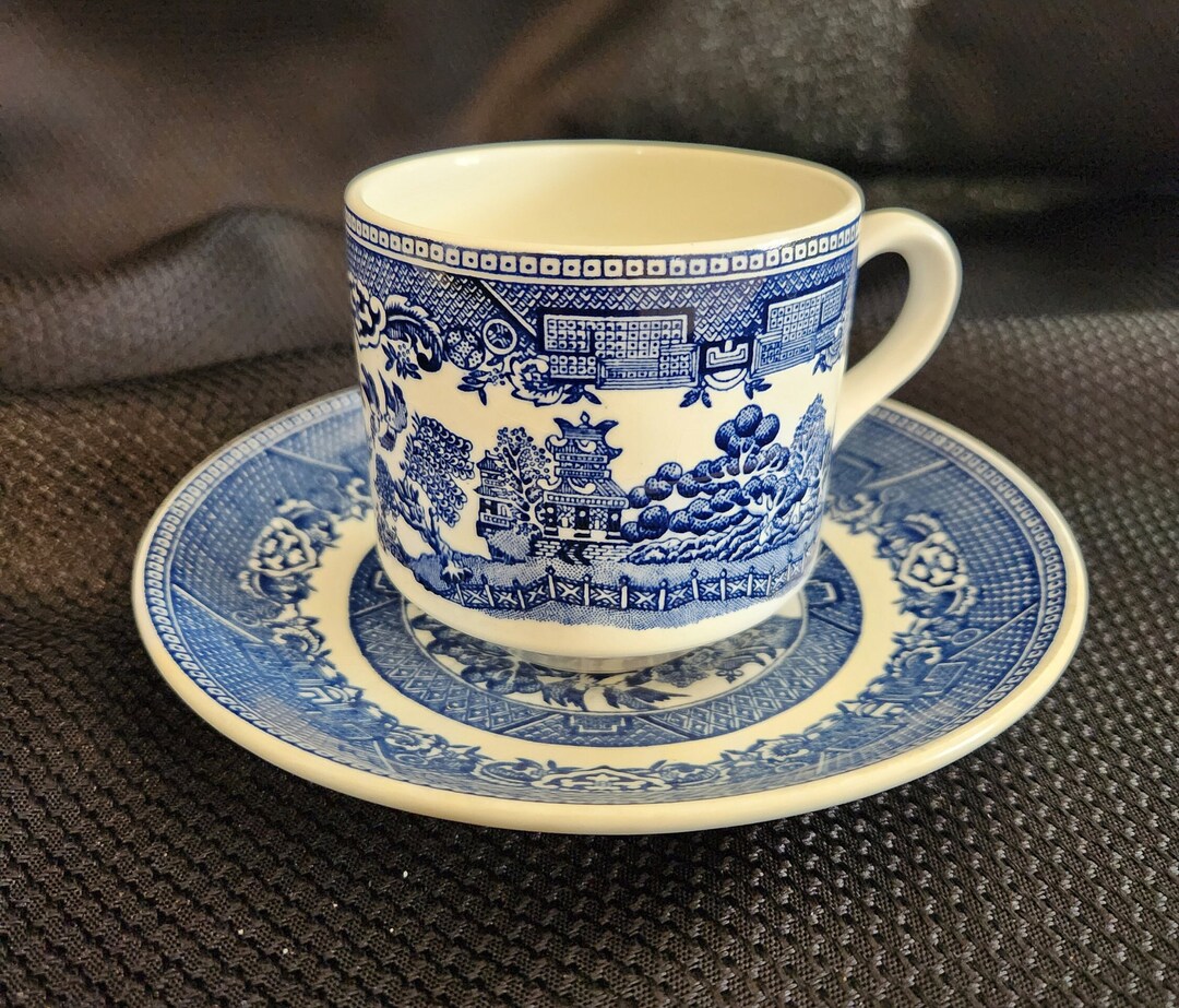 Vintage Arklow Classics Willow-blue Trim 8 Ounce Coffee/tea Cup and ...