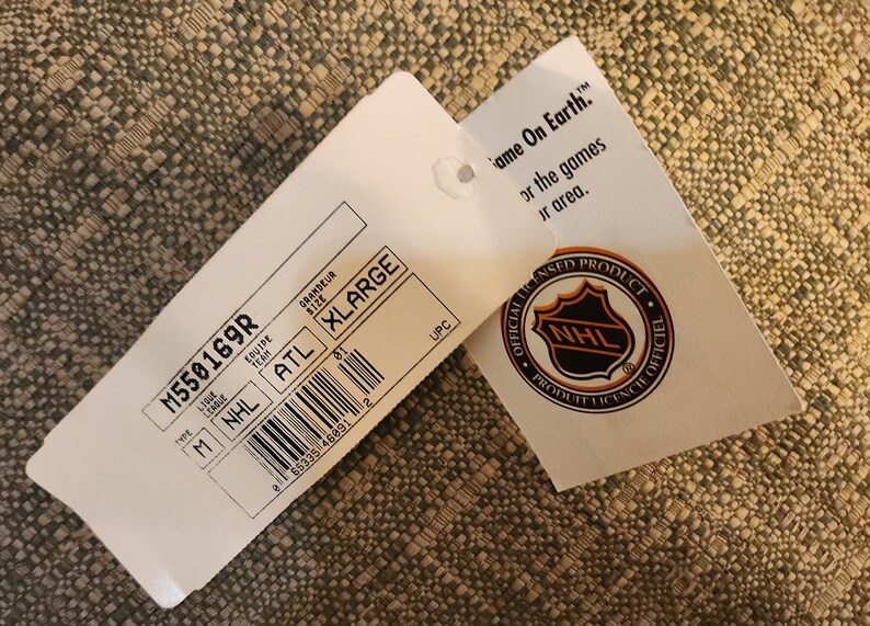 Vintage "atlanta Thrashers" Hockey Team Jersey, Authentic and ...