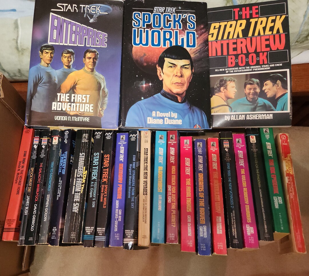 Vintage Star Trek-the Original Series (published 1970-1988)- Paperback ...