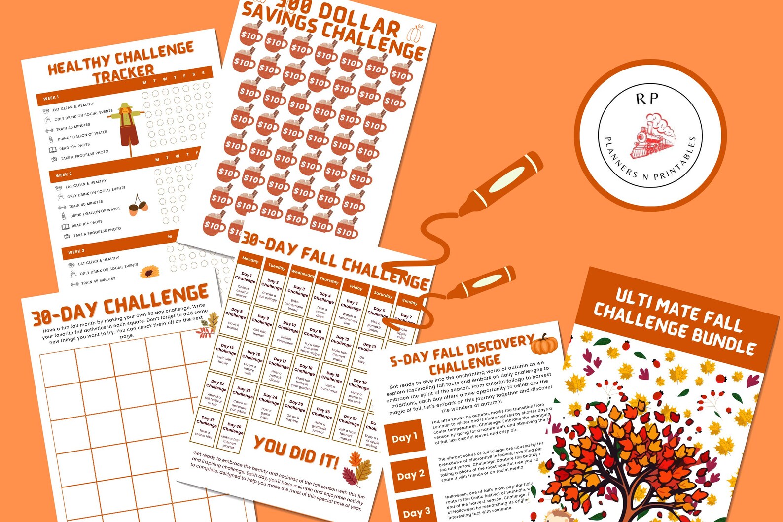 Ultimate Fall Challenge Bundle | 5-day Fall Discovery, 30-day ...