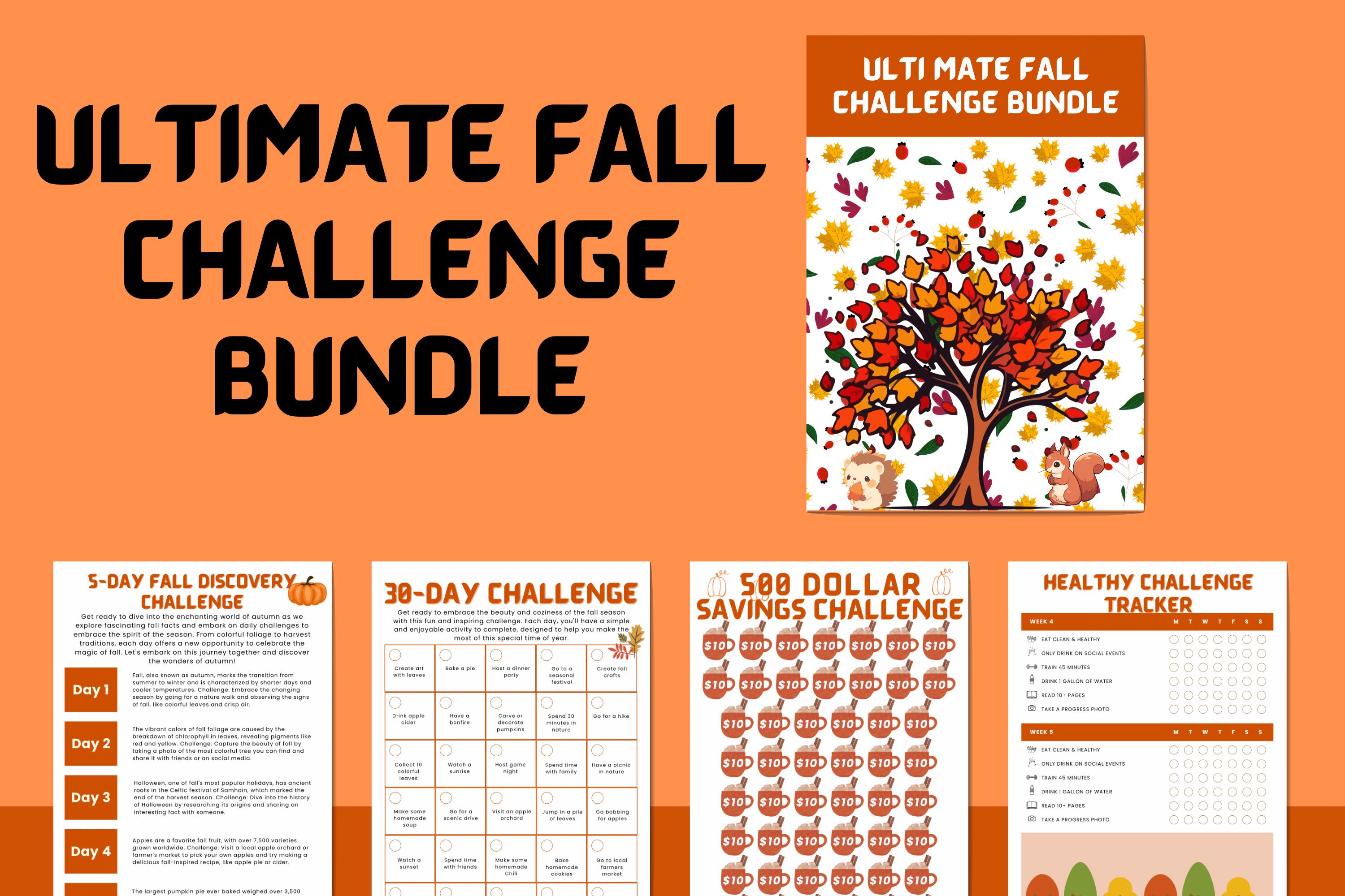 Ultimate Fall Challenge Bundle | 5-day Fall Discovery, 30-day ...