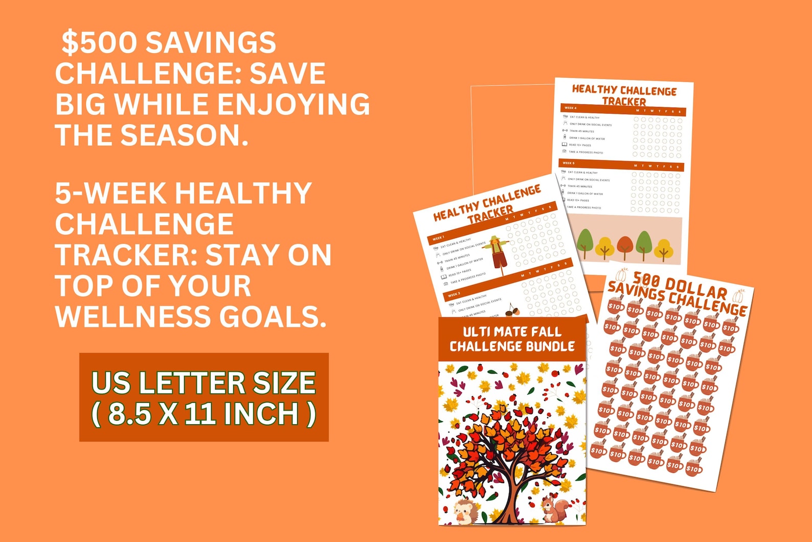 Ultimate Fall Challenge Bundle | 5-day Fall Discovery, 30-day ...
