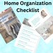 Printable Home Organization Checklist Digital File - Etsy