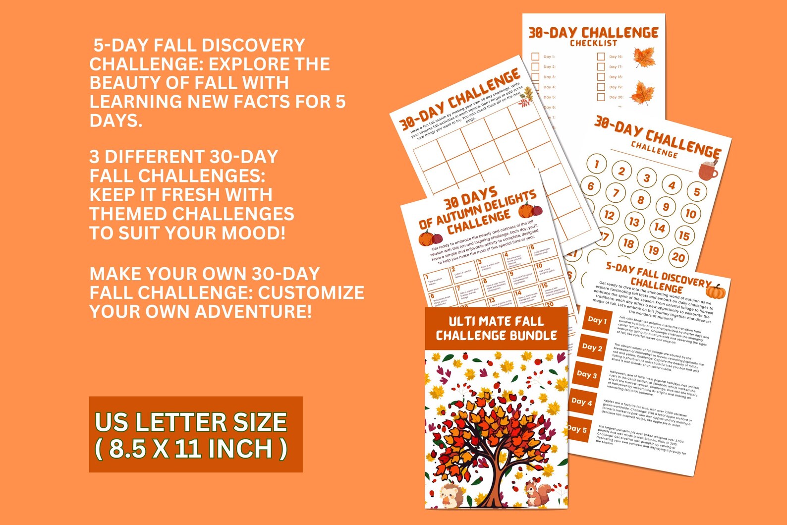 Ultimate Fall Challenge Bundle | 5-day Fall Discovery, 30-day ...