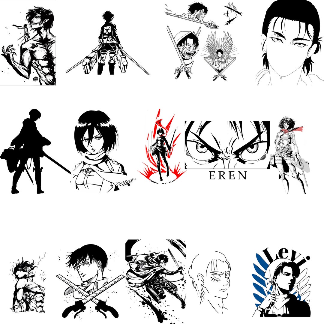 Anime Svg Bundle, Anime Clipart, Anime Vector, Anime Png, Instant ...