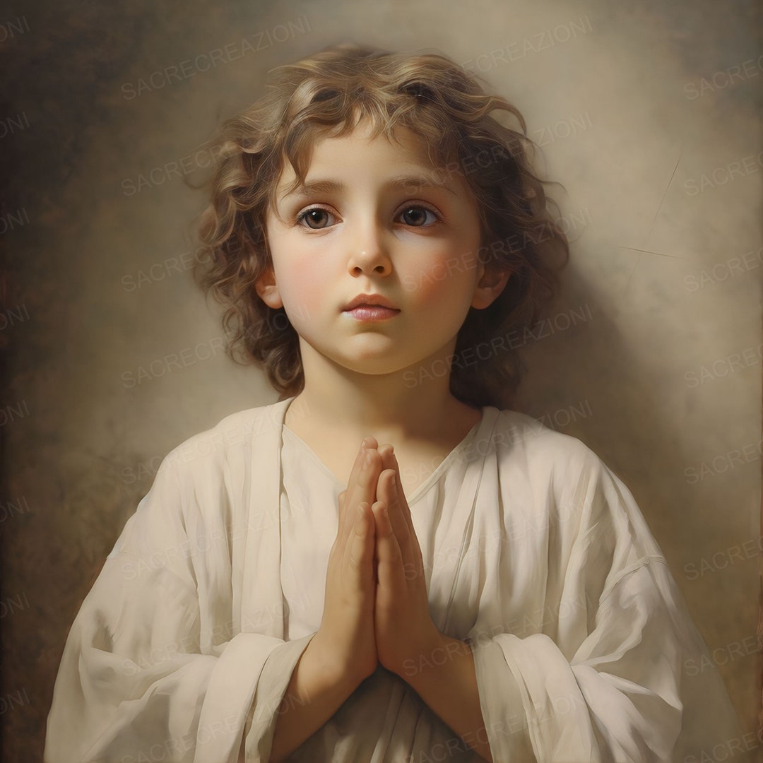 Child Jesus Christ Portrait Orthodox Icon Illustration Catholic Art ...