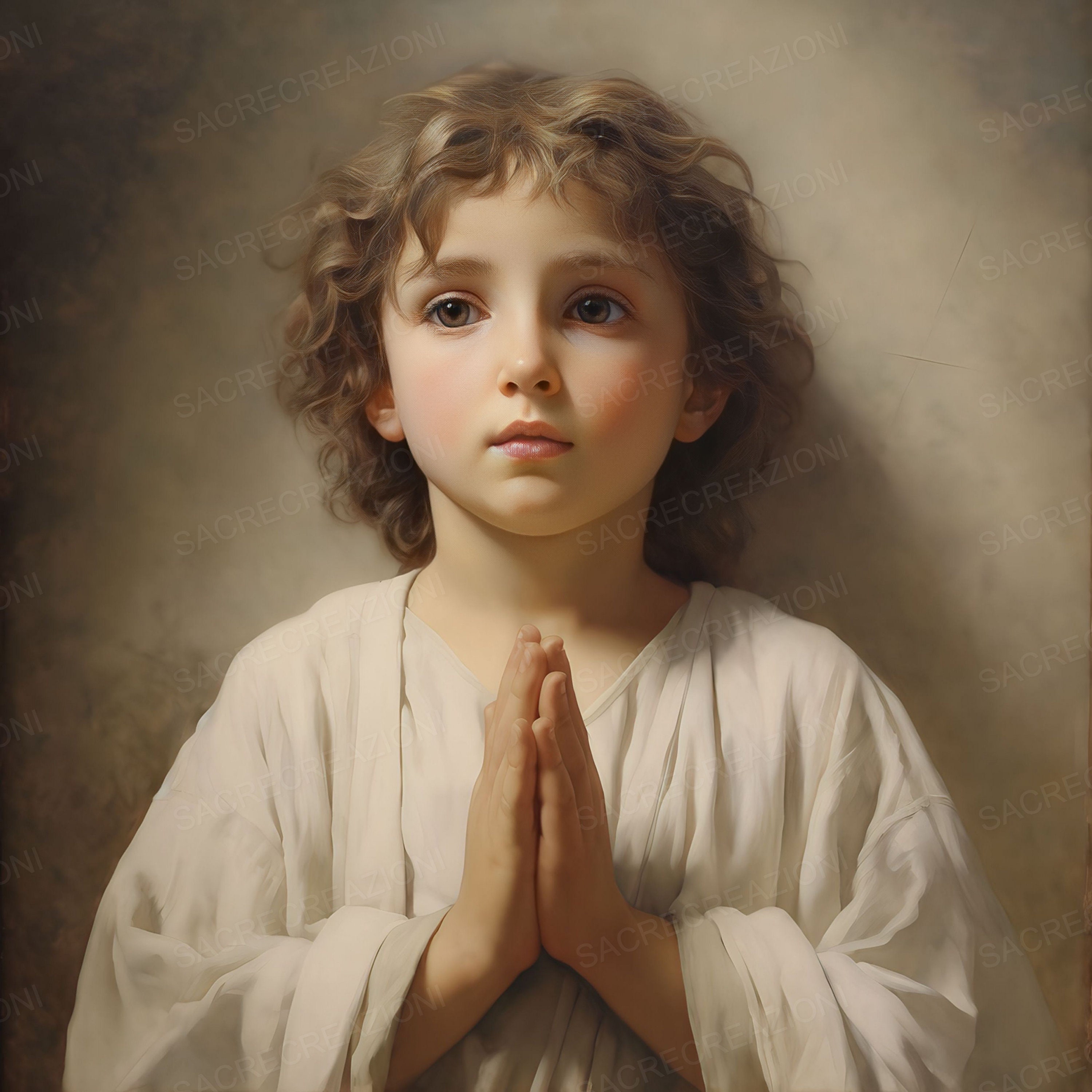 Child Jesus Christ Portrait Orthodox Icon Illustration Catholic Art ...