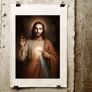 Divine Mercy of Jesus Divina Misericordia Christian Catholic Art ...