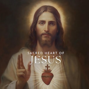 Sacred Heart of Jesus High Resolution Image for Large Scale Prints ...