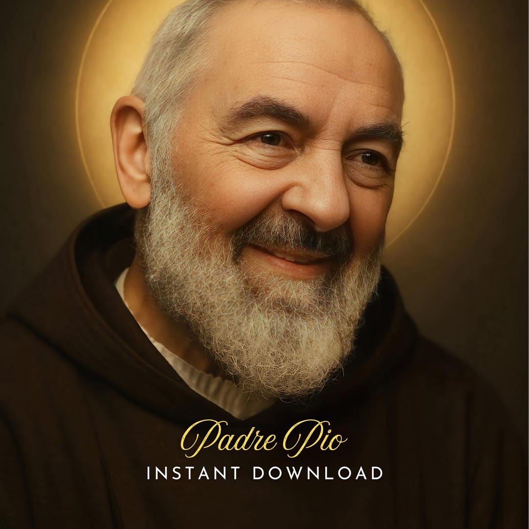 Saint Padre Pio of Pietrelcina Capuchin Order Christian Catholic Fine ...