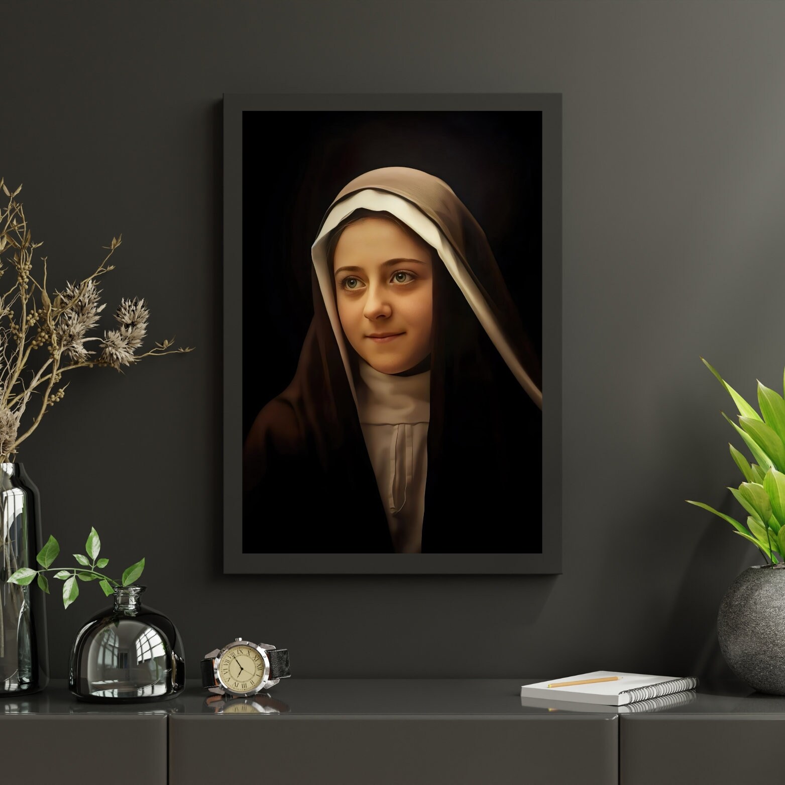 Saint Therese of Lisieux Devotional Artwork Christian Catholic Fine Art ...