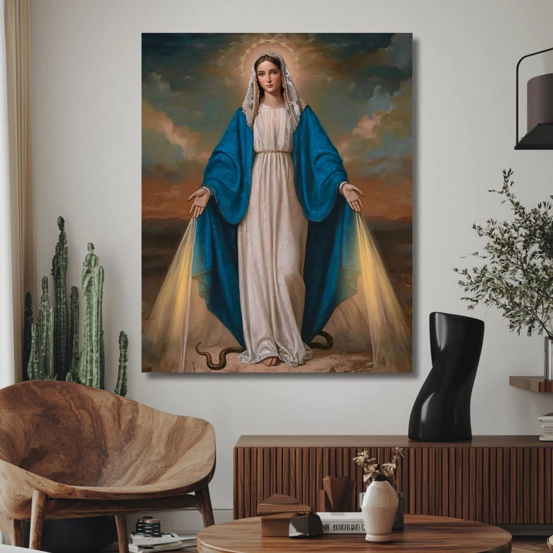Our Lady of Grace Christian Catholic Devotional Artwork Church Inspired ...