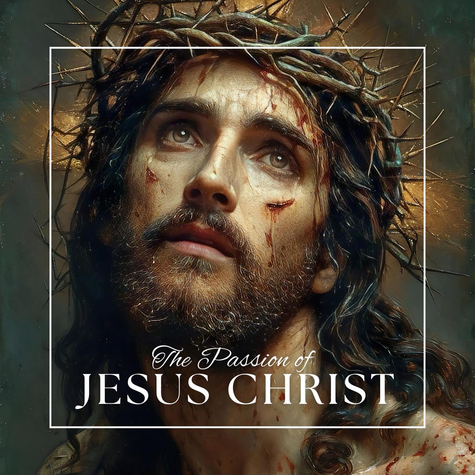 Passion of Christ Art: Jesus With Thorns, Religious Wall Art (digital ...